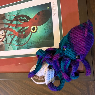 Made to Order Crying Squonk Crochet Plush Cryptid Stuffed - Etsy