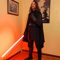 Black Sith Robe, Sith Cosplay, Versatile Scifi Cloak, Sith Costume ...