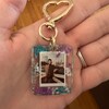 Personalized Photo Heart Keychain customize W/your Photo, Resin Photo ...