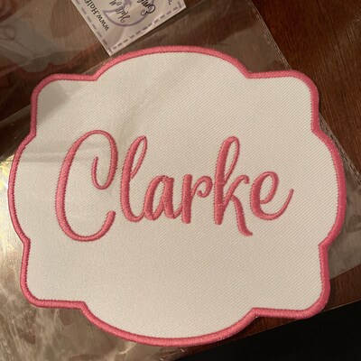 Personalized Patch Monogram Patch Custom Patches Iron on Patches ...