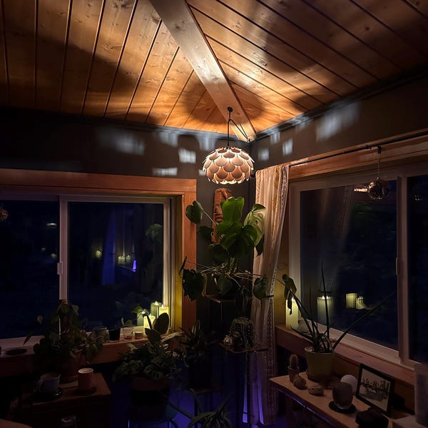 MONSTERA Mid-modern Wood Pendant Lightning, Wood Lamp, Wooden Lamp ...