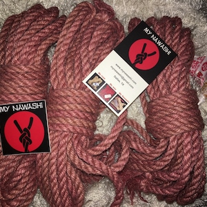 Jute Bondage Rope Pink - Etsy