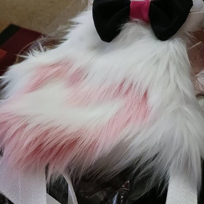 Hazbin Hotel Angel Dust Furry Chest Fluff Harness - Etsy
