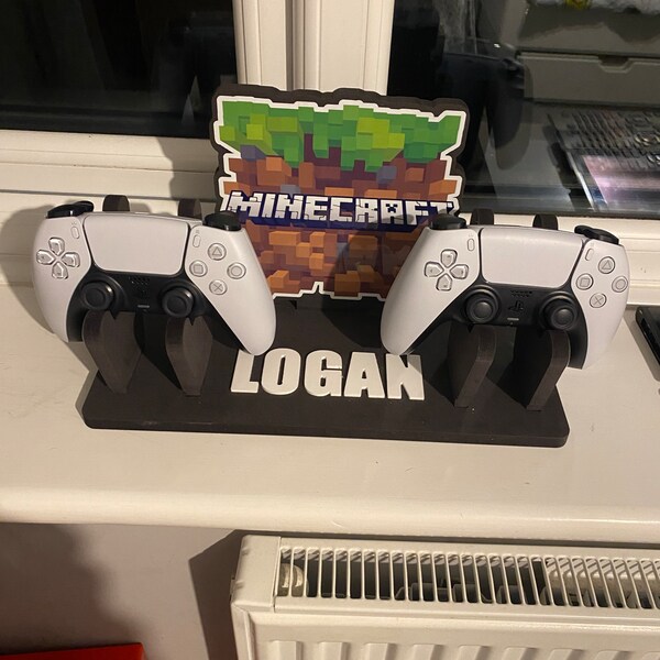 Personalised Character Head Gaming Stands Headset and Controller Holder ...