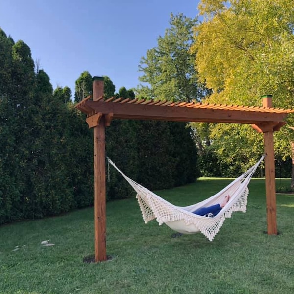 Hammock Arbor Plan/hammock Trellis Plan/swing Arbor Plan/outdoor Swing ...