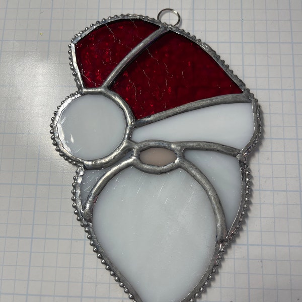 Gnomy Santa Stained Glass Pattern - Etsy