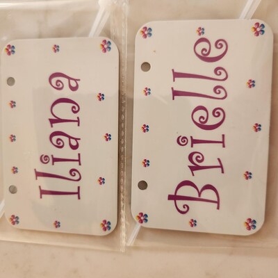 Custom Bicycle License Plates for Girls, Personalized With Any Name. 6 ...