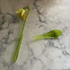 Glass Dog With Big Ears Figurine Dog Animals Glass Artglass Doll House ...