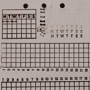 ADM-004 PENGUIN Mini Planner Stamps photopolymer Clear Stamps Cute ...