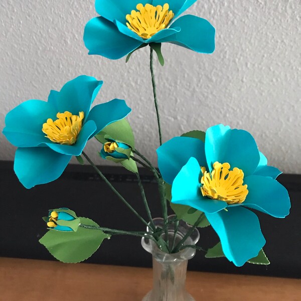 Wild Roses - Paper Flowers - Templates - Tutorial (read Description ...