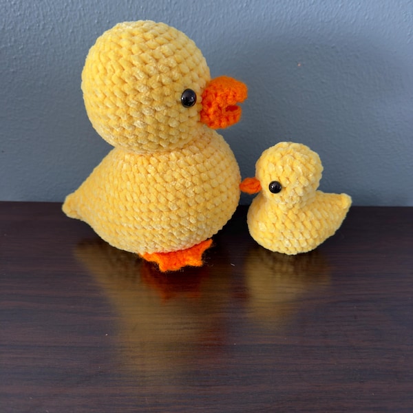 Rubber Ducky No Sew Crochet Pattern, Duck Crochet Pattern, No Sew ...