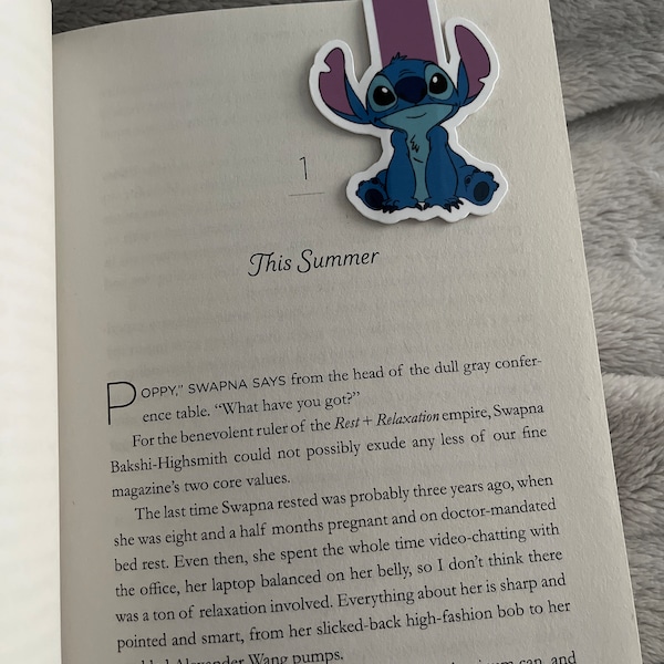 Stitch Bookmark, Magnetic Bookmark, Planner Reading Accessory, Stocking ...