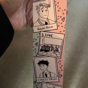 Heartstopper Inspired Bookmark Book Lover Book Worm Gift for Book Lover ...