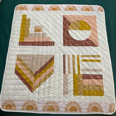 Winter Quilt Pattern Modern Quilt Fat Quarter Quilt Pattern Cold Front ...