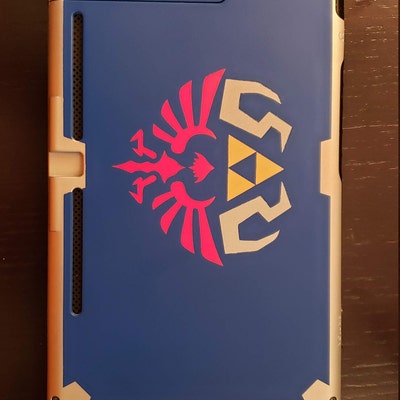 Custom the Legend of Zelda Hylian Shield Themed Nintendo Switch Back ...