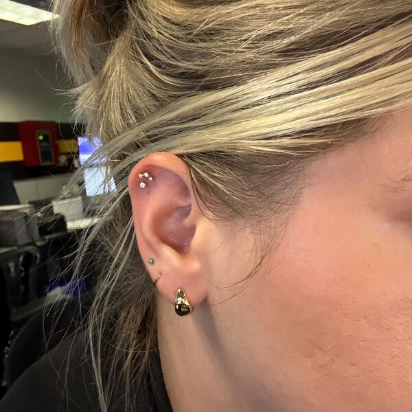 Huggie Hoops / Tiny Gold Hoops / Small Hoops / Sleeper Earrings ...