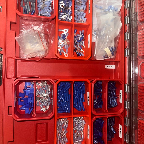 Packout TALL Half Bin 2 Compartments - Etsy