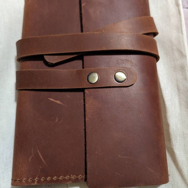 Leather Journal, Notebook Cover With Lined or Plain Notebook Included ...