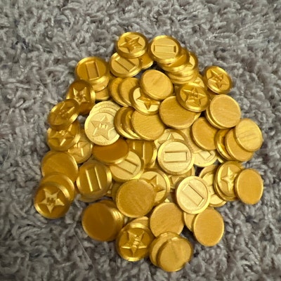 Mario Coins. Large for Cosplay. Super Mario Brothers Party Favors ...