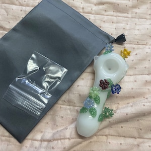 4.5 Pink Sparkle Glass Smoke Bowl Heavy Thick Smoking Pipe - Etsy