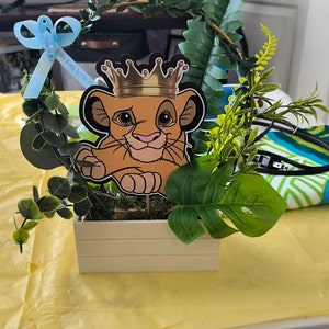 3 Simba, Lion King Party Decoration, Centerpieces, Cake Topper - Etsy