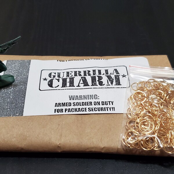 100, 500 or 1,000 BULK 8 Mm KC Light Gold Jump Rings, Bulk Findings ...