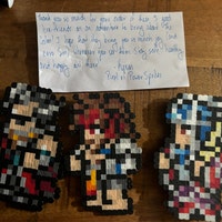 Final Fantasy IX: Perler Bead Sprites Zidane, Garnet, Vivi, Steiner ...