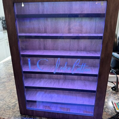 Knife Display Case, Pocket Knive Display Case, Pocket Knife Display Shelf, Display Case With Led ...