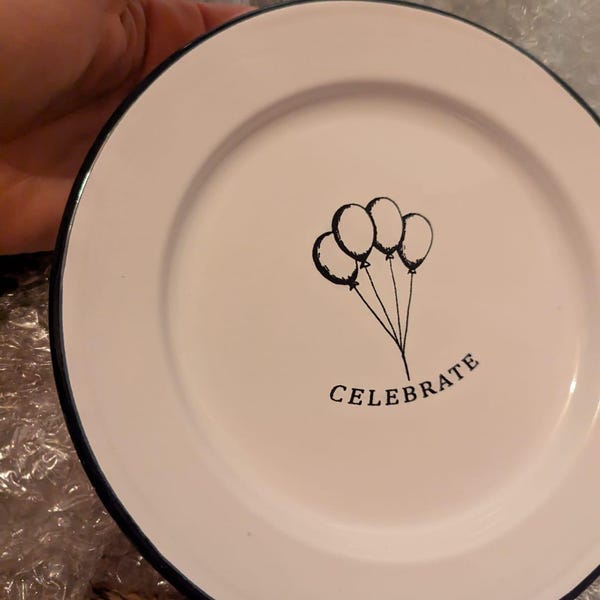 Custom Logo Enamel Plates - 5 Rim Colours of Choice | Wholesale ...