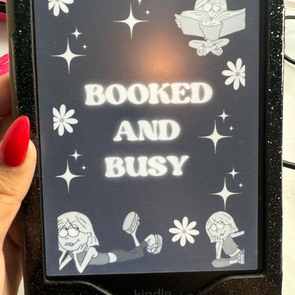 Booked and Busy Kindle Lock Screen | Lizzie Mcguire | Digital Download ...