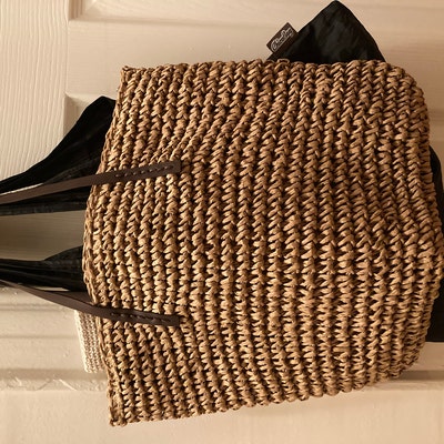 Handmade Crochet Shoulder Bag Hand Woven Fashion Casual Bag - Etsy