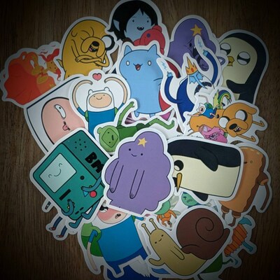 Adventure Time Stickers, Vinyl Stickers, 10-50 Pcs Random Pack, FREE ...