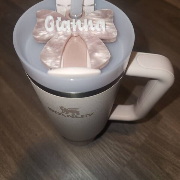 Stanley Straw Topper Yellow Smiley Face Stanley Tumbler Straw Protector ...