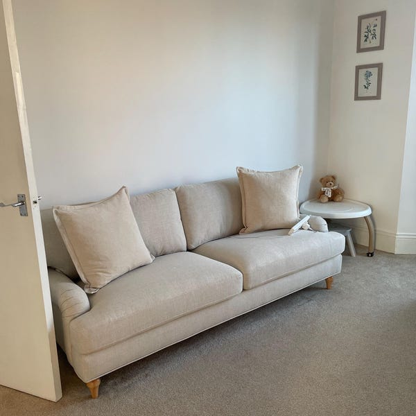 Sofia Cream Boucle Fringed Cushion With Duck Feather Pad 4 SIZES - Etsy UK