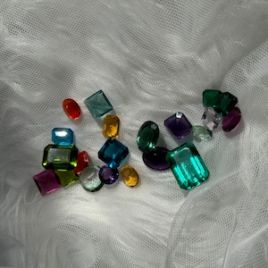 Bulk Semi Precious Faceted Gemstones Wholesale Lot, Mixed Loose ...