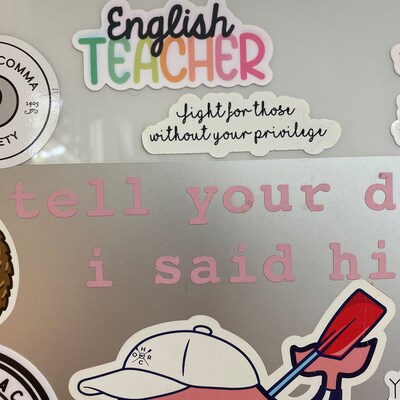 English Teacher Sticker - Etsy
