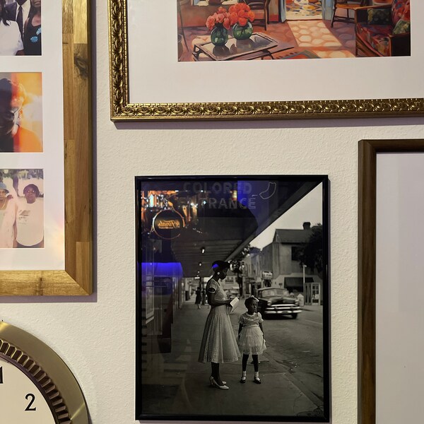 Department Store Segregation Print, Black and White, Vintage Photo ...