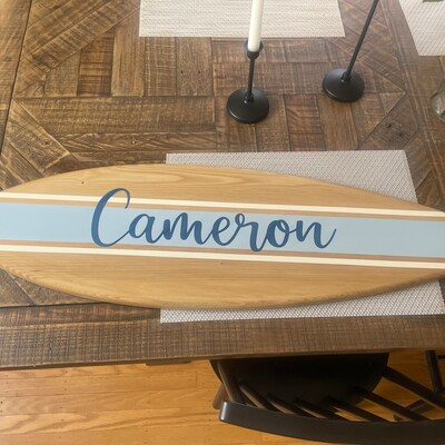 Beach Seating Chart Sign Hawaiian Wedding Decor Surfboard Guest List ...