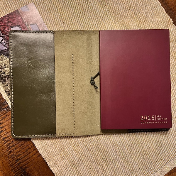 Yellow Leather Wallet Insert for Planner / Travelers Notebook Wallet ...