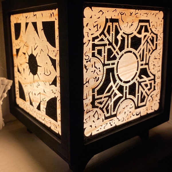 Puzzle Box Lamp - Etsy
