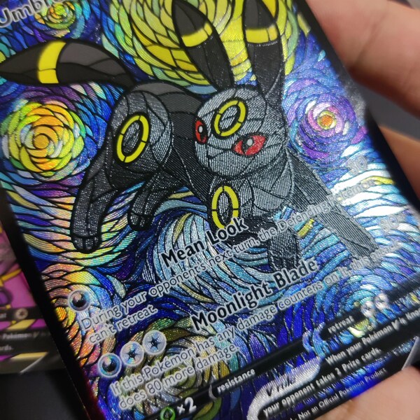 Mewtwo V Custom Holographic & Textured Card - Etsy