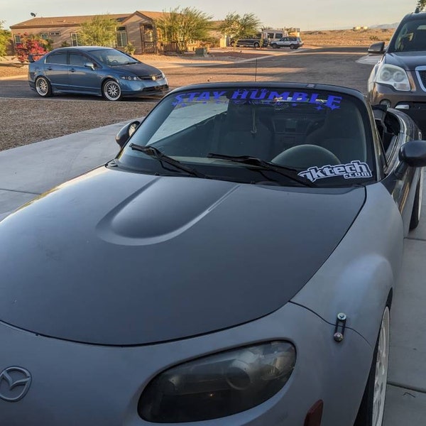 Stay Humble Be Hustle V1 Windshield Rear Window Decal Car Sticker ...