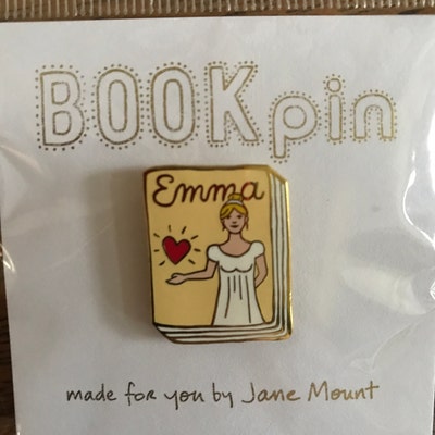 Book Pin: Emma - Etsy