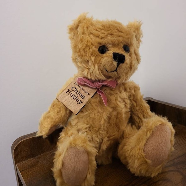 Personalised New Baby Teddy Bear | New Baby Gift | New Born Teddy ...