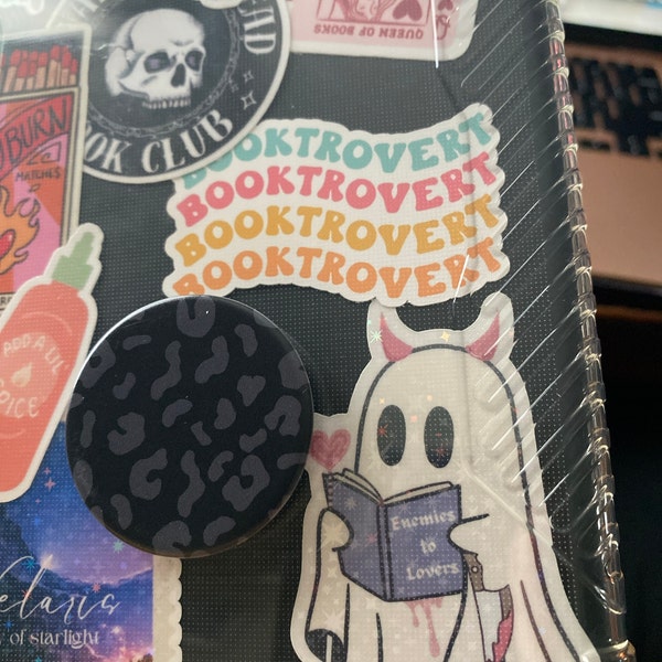 Book Trope Ghosts Sticker / Bookish Sticker / Spooky Sticker / Bookish ...