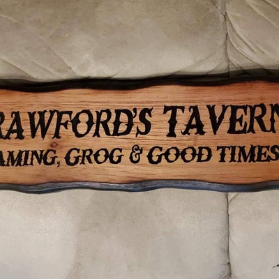Personalized Dnd Tavern Sign Dungeons and Dragons Dungeon Master Gift ...