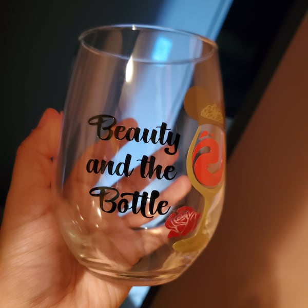 Disney Princess Wine Glasses - Etsy