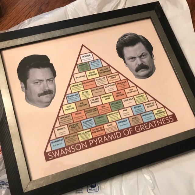 Ron Swanson Pyramid Of Greatness Printable Version