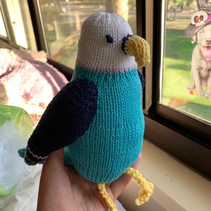 Clifford the Budgie Knitting Pattern PDF Instant Download amigurumi Toy ...