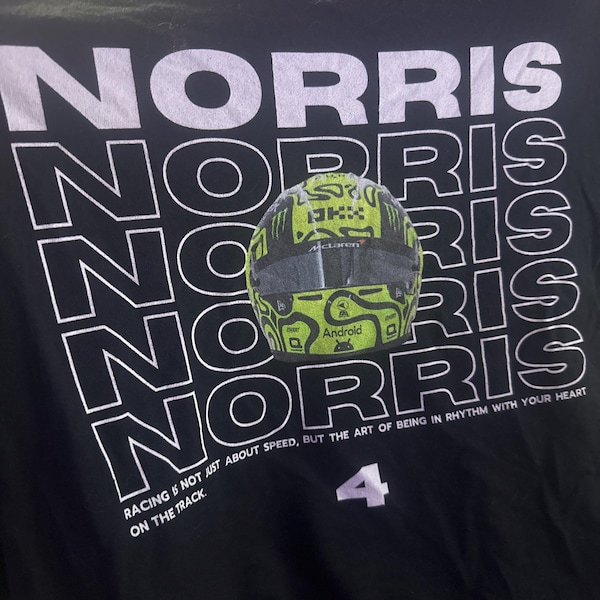 Lando Norris Mclaren F1 Hoodie: Racing Driver Sweatshirt Formula One ...